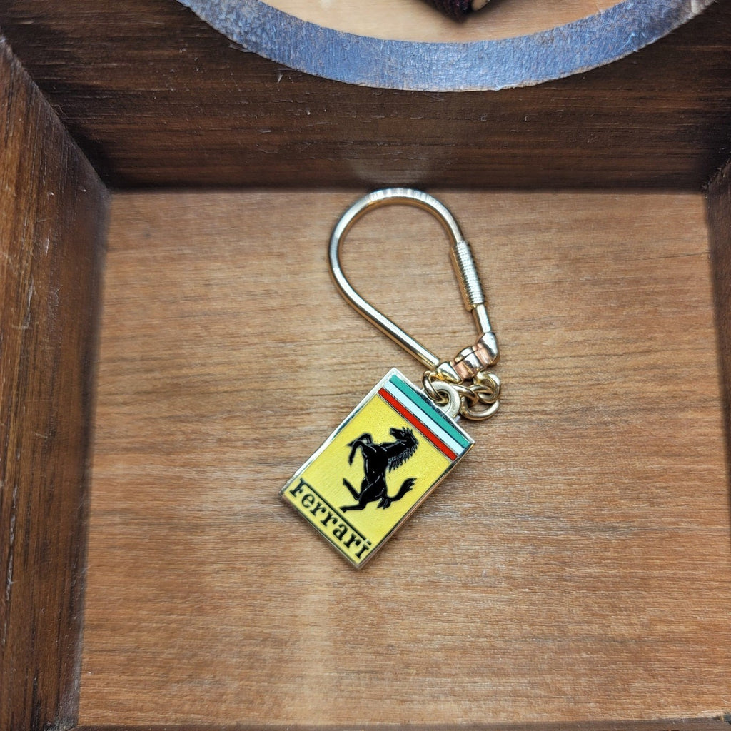 SUPER RARE Vintage Ferrari Key Chain Hand Crafted in 14K Gold | Peters ...