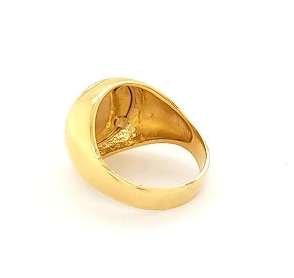 Classic Vintage Mercedes Benz Signet Ring for Men in 14K | Peter's Vaults