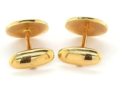 Vintage Classic Mercedes Benz Cufflinks in 14K | Peter's Vaults